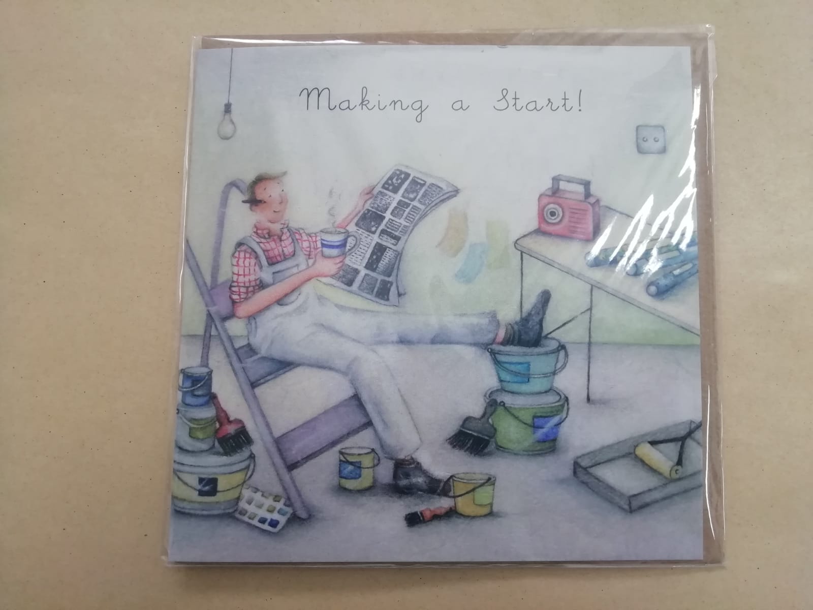 Making A Start, Card - El Emporio de Zoe