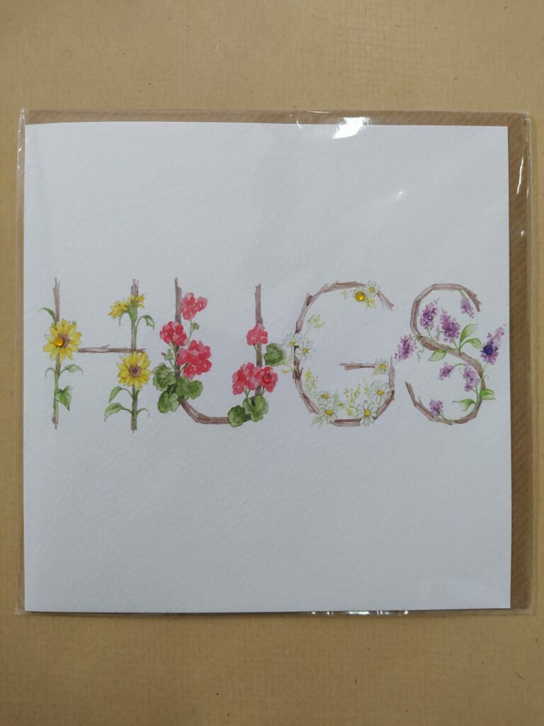 Crumble & Core Hugs Card - El Emporio de Zoe