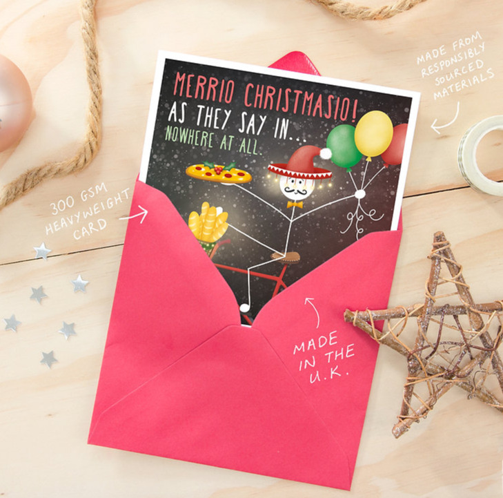 Merrio Christmasio Card - El Emporio de Zoe