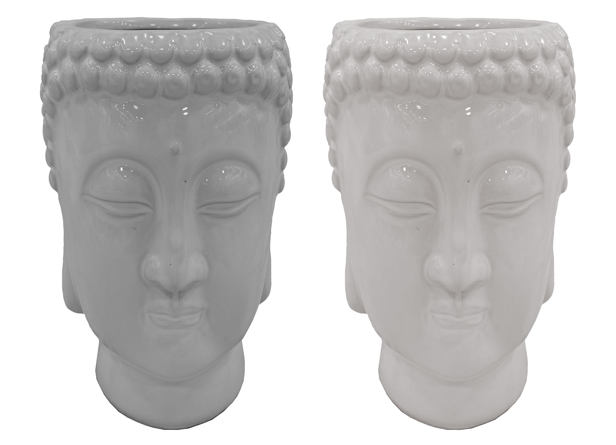 Buddha Head Vase Assorted Colours - El Emporio de Zoe